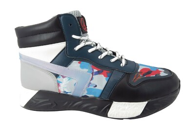 New Men's Javi Kanye Shoes Mid Top Blue - Black - Multi Size 9.5 Brand ...