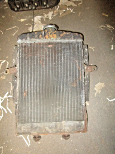 MG TD Radiator Original with Brackets Chrome Filler Cap Rare 1949-1953 ...