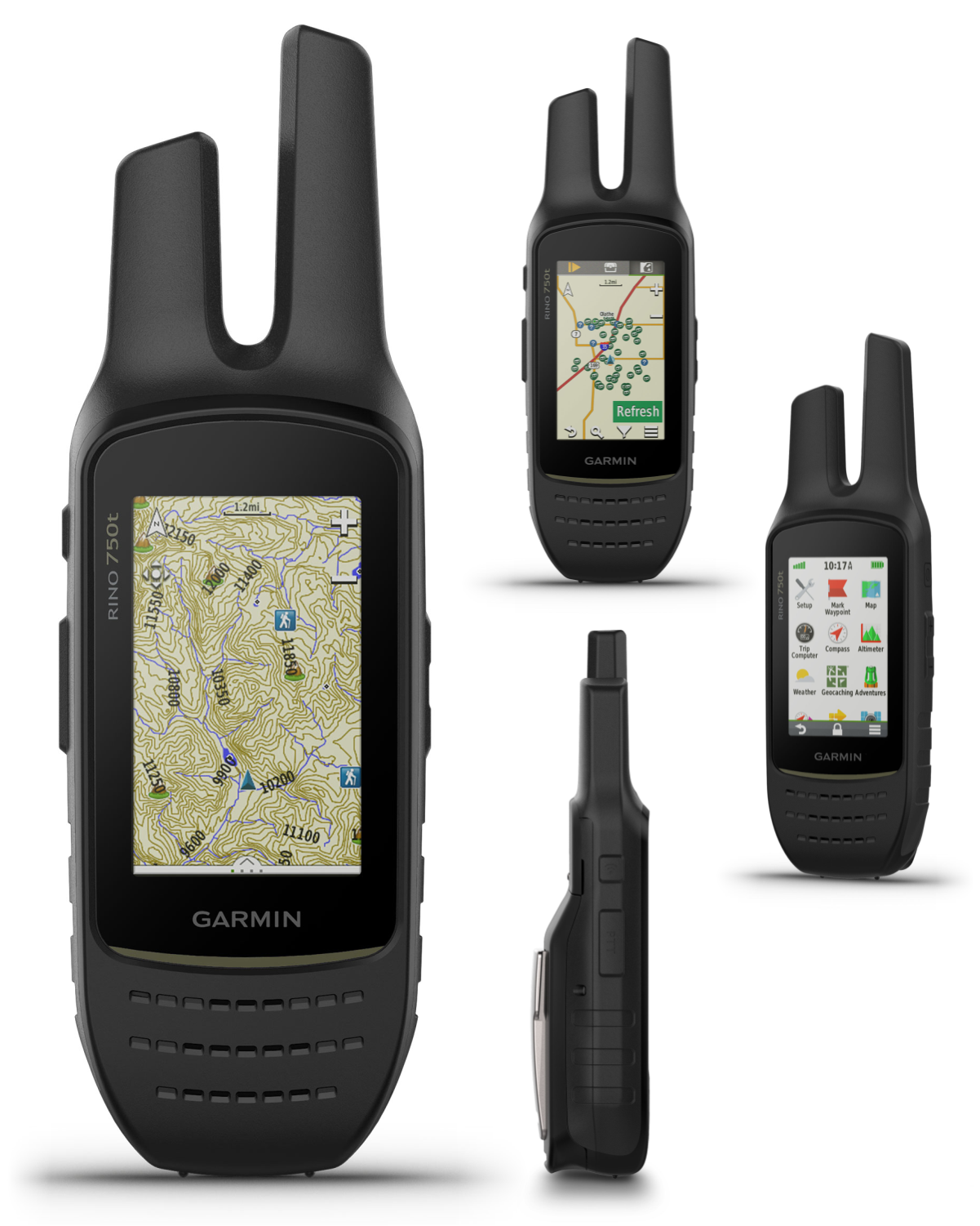 Garmin Rino 750t Two-Way Radio Navigator with Topo Mapping | eBay