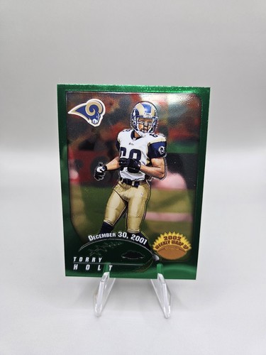 2002 Topps Chrome Torry Holt St. Louis Rams NFL Weekly Wrap | eBay