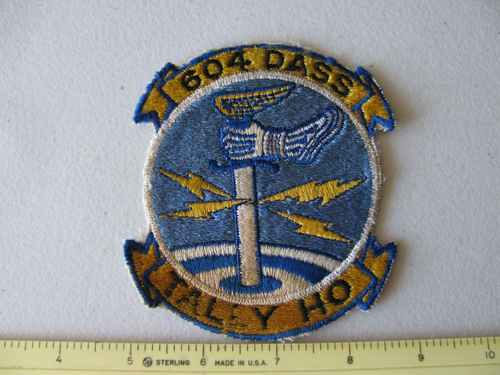 OLDER USAF 604TH DIRECT AIR SUPPORT SQUADRON COLORED UNIFORM PATCH ...