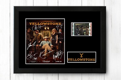 Yellowstone Movie Framed Film Cell Display Stunning Cast Signed | eBay UK