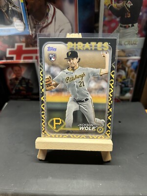 2024 Topps Series 2 Team Logo Jackson Wolf Rookie Pittsburgh Pirates ...