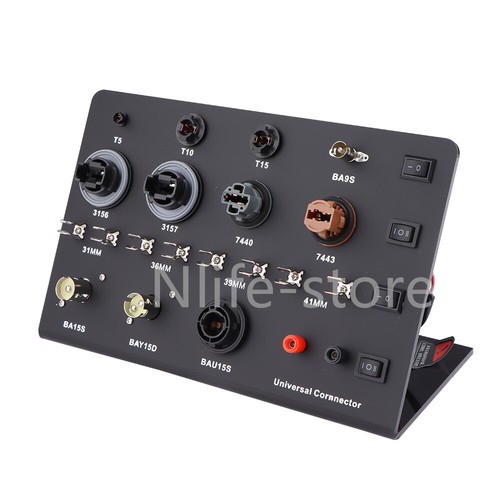 LED Headlight H7 H4 Tester Board Tail Lights T5 T10 T15 Festoon Bulb ...