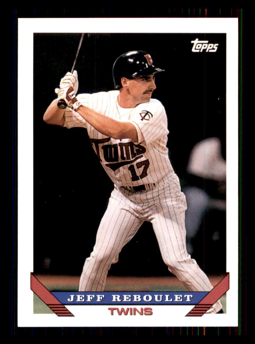 1993 Baseball Topps Jeff Reboulet Minnesota Twins #172 | eBay
