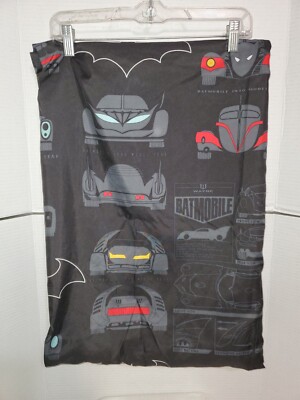 DC Comics Batman Twin Flat Top Bed Sheet BatMobile Through The Years | eBay