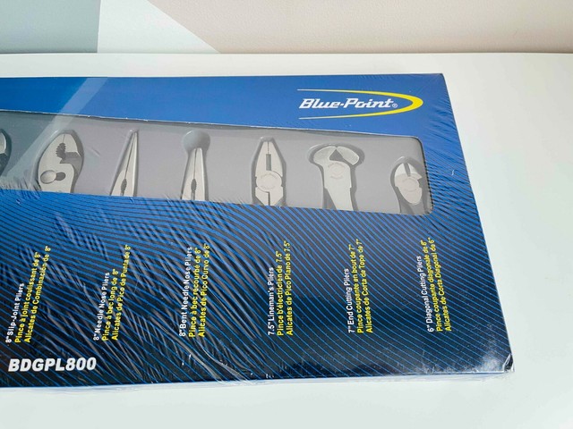 Blue Point BDGPL800 Dipped Grip Plier Set - 8 Piece for sale online | eBay