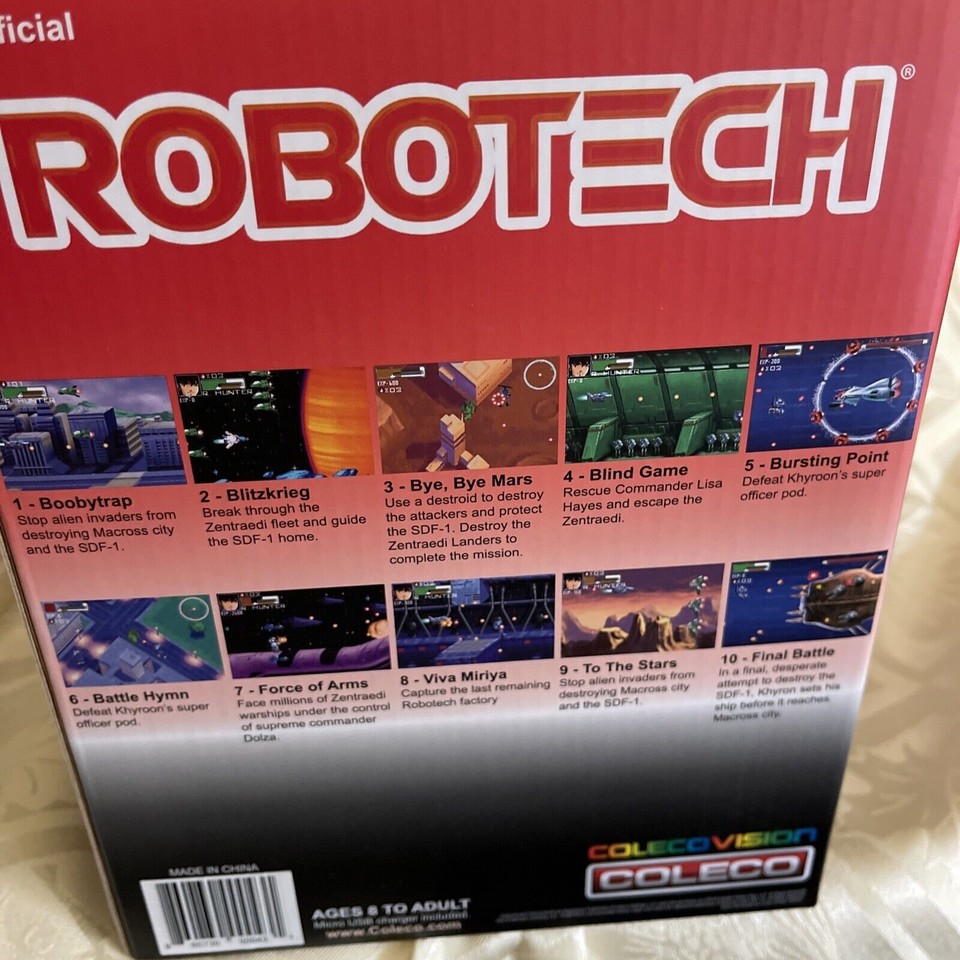Gold - Numbered Robotech Coleco Mini Arcade Game -LIMITED ED GOLD 8 Of ...
