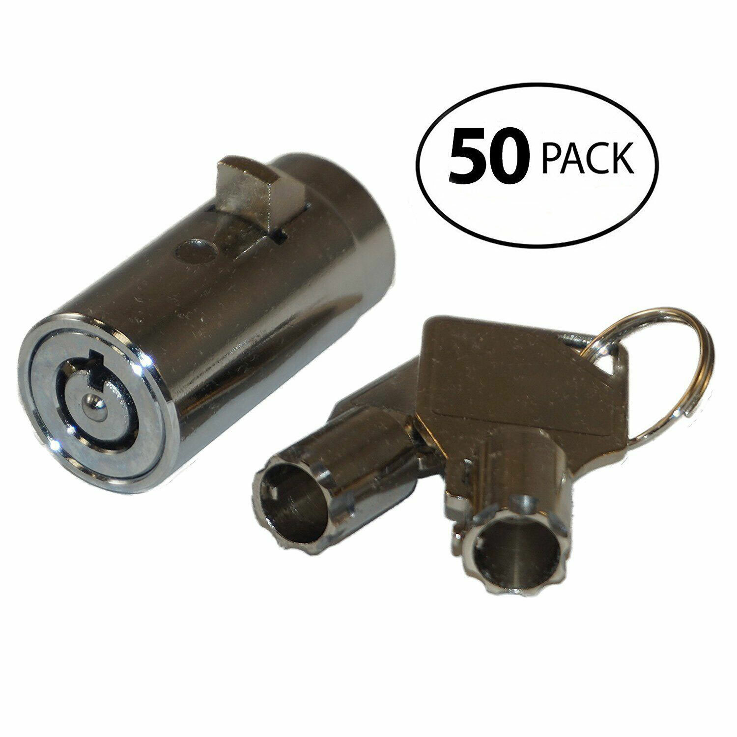 (50) - Universal Tubular Soda Snack Machine Cylinder Plug Locks - Code ...