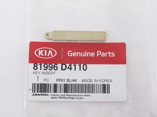 Genuine OEM Kia 81996 D4110 Key Blade Insert Blank 2016-2020 Optima | eBay