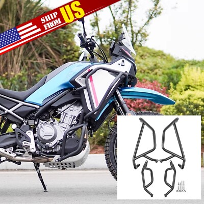 Crash Bars Engine Guards Frame Falling Protector For CFMoto CF Moto 450 ...