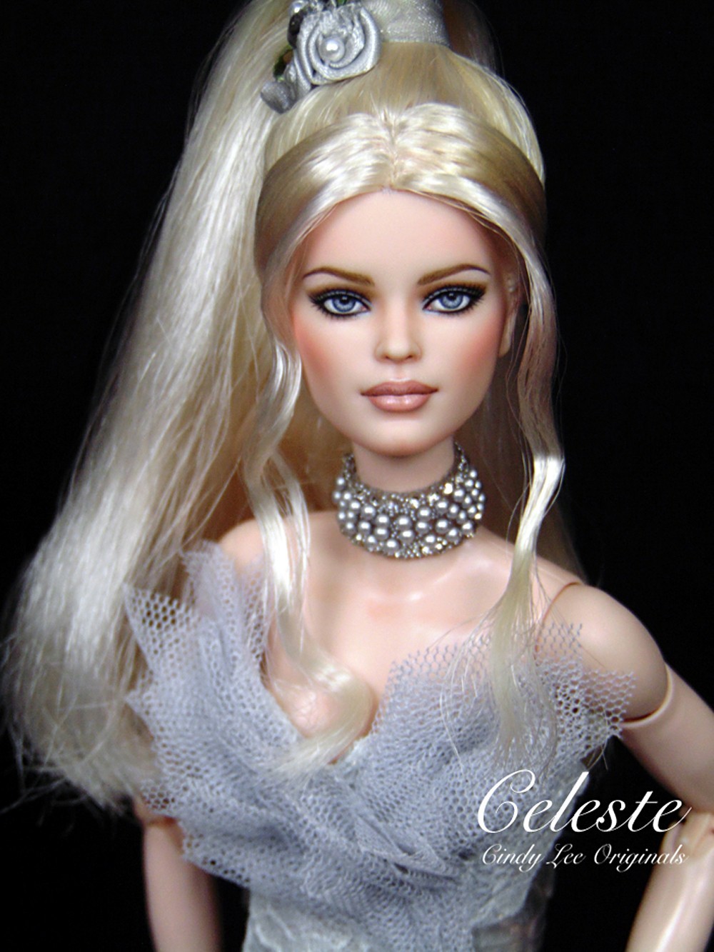 OOAK 12" Barbie Repaint Dressed Custom Art Doll "Celeste" by CINDY LEE ...