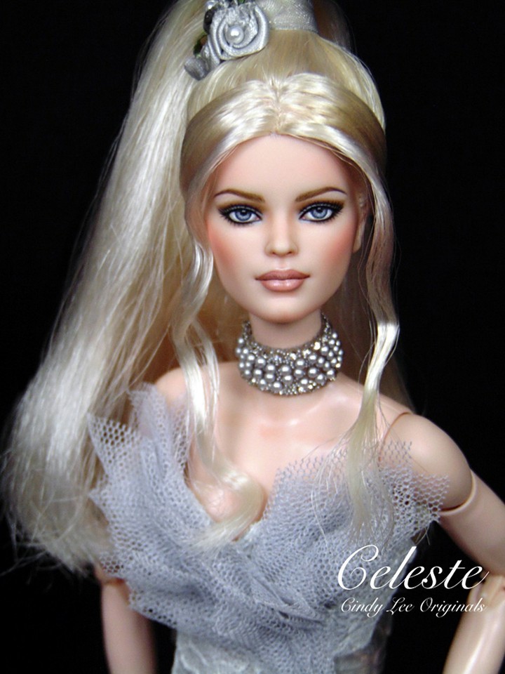 OOAK 12" Barbie Repaint Dressed Custom Art Doll "Celeste" by CINDY LEE ...