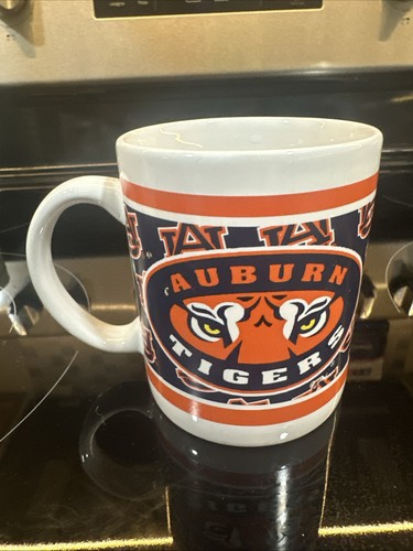 Auburn University Tigers Coffee Mug Blue & Orange In Nice Shape | eBay
