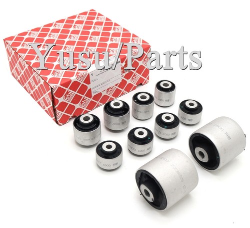 10x FEBI Front control arm bushing For Audi A4 S4 A5 S5 Q5 A6 A7 2011 ...
