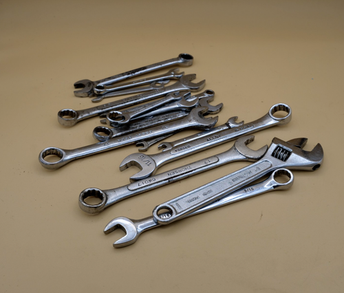 Lot Of Open Ended Wrenches and Combination Wrenches Mechanic Special ...