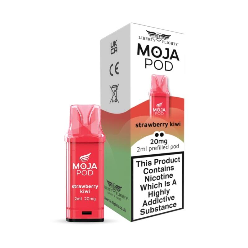 Moja POD Vape Pen Starter Kit Rechargeable 500mAh Vape Device 20mg Nic ...