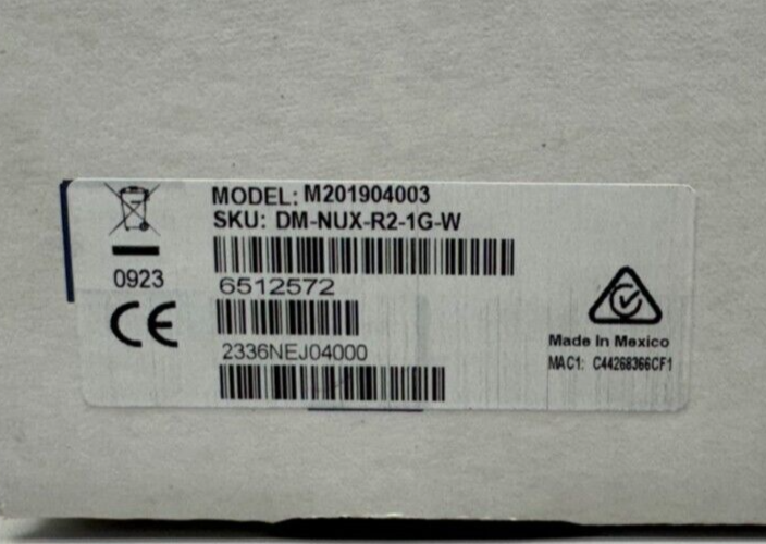 Crestron DM-NUX-R2-1G-W USB over Network Wall Plate with Routing ...