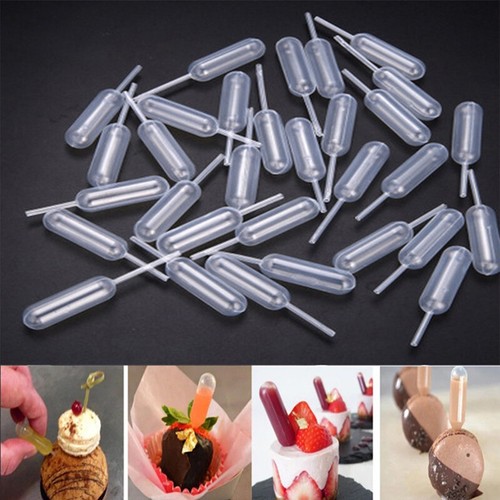 50pcs Mini 4ml Plastic Squeeze Transfer Pipettes Dropper Disposable ...