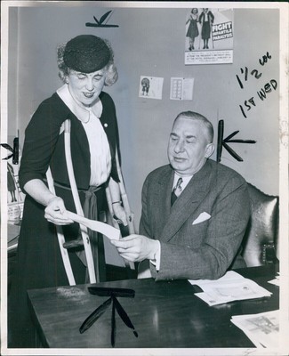 1939 Lillian Donovan Herbert Lorber Head Committee Presidents Ball 8X10 ...