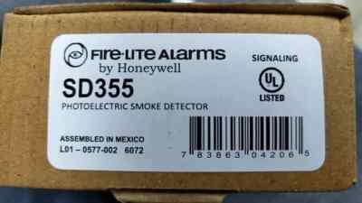 Fire-Lite SD355 Photoelectric Addressable Smoke Detector Honeywell | eBay