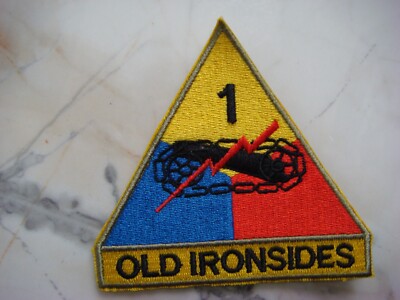 US ARMY 1st ARMORED DIVISION OLD IRONSIDES PATCH | eBay