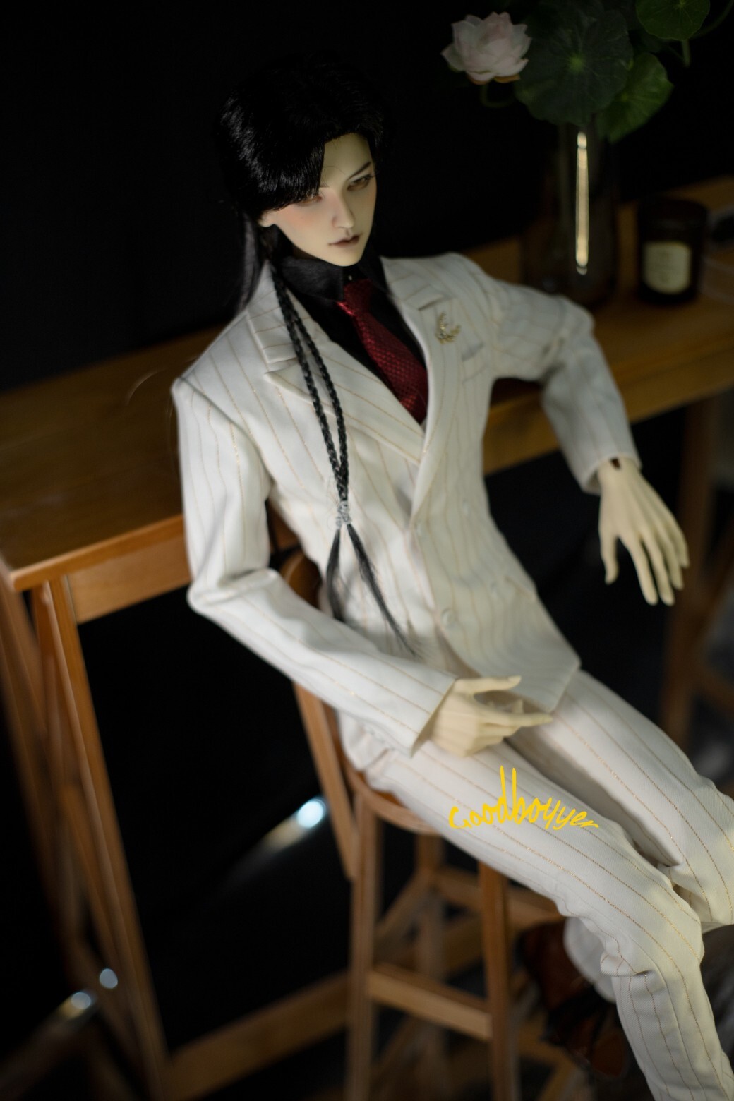 1/6 1/4 1/3 Uncle ID HID BJD Clothes Formal Suit Blazer+Pants+Vest ...