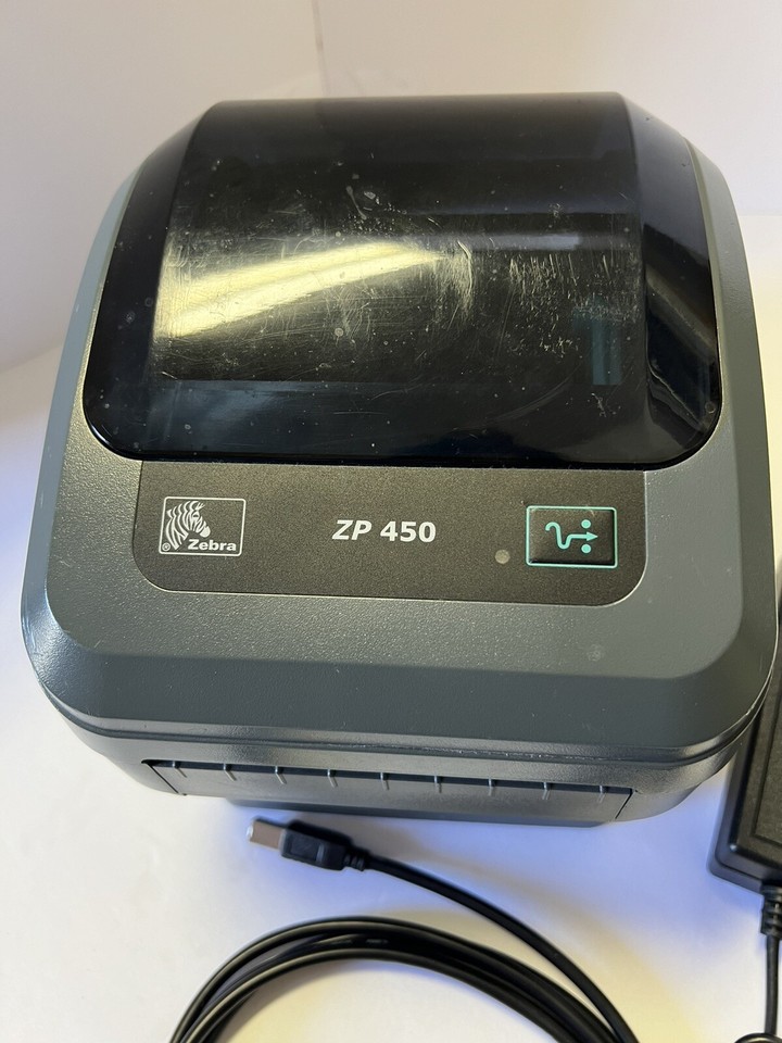 Zebra ZP450 Direct Thermal Label & Barcode Printer ZP450-0501-0006A IN ...