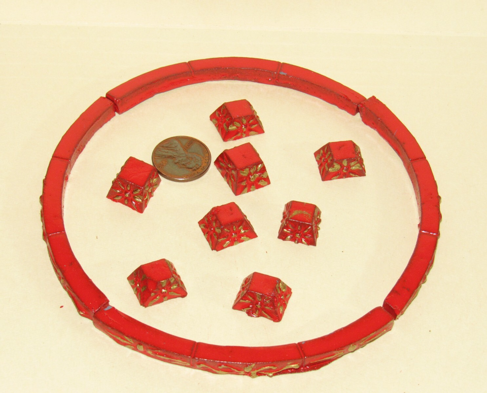 ho scale Ornate CIRCUS RING & 8 PEDESTALS for Model Train Layouts ...