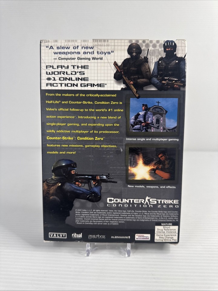 Counter-Strike: Condition Zero DVD Size Box PC 2004 New Sealed ...