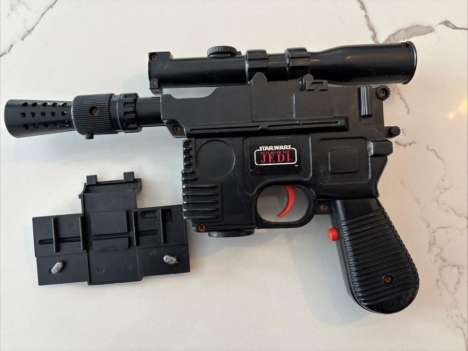 Han Solo Laser Blaster Pistol Star Wars ROTJ 1978 Kenner Vintage (NOT ...