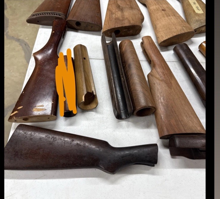 Large Lot Of Assorted Shotgun Rifle Gun Stocks And Forends Unknown ...