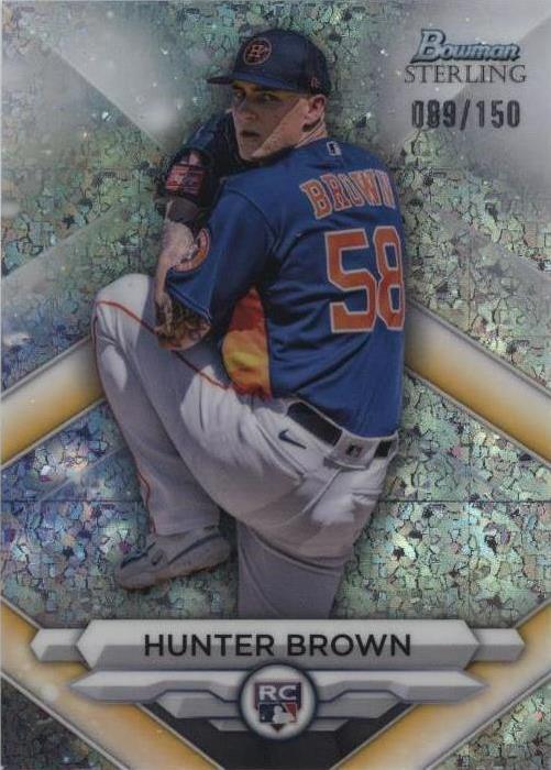 2023 Bowman Sterling - Rookies Hunter Brown #BSR-43 Mini-Diamond ...