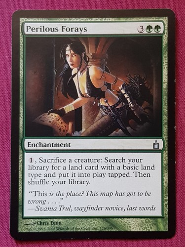 Magic The Gathering RAVNICA PERILOUS FORAYS green card MTG | eBay Australia