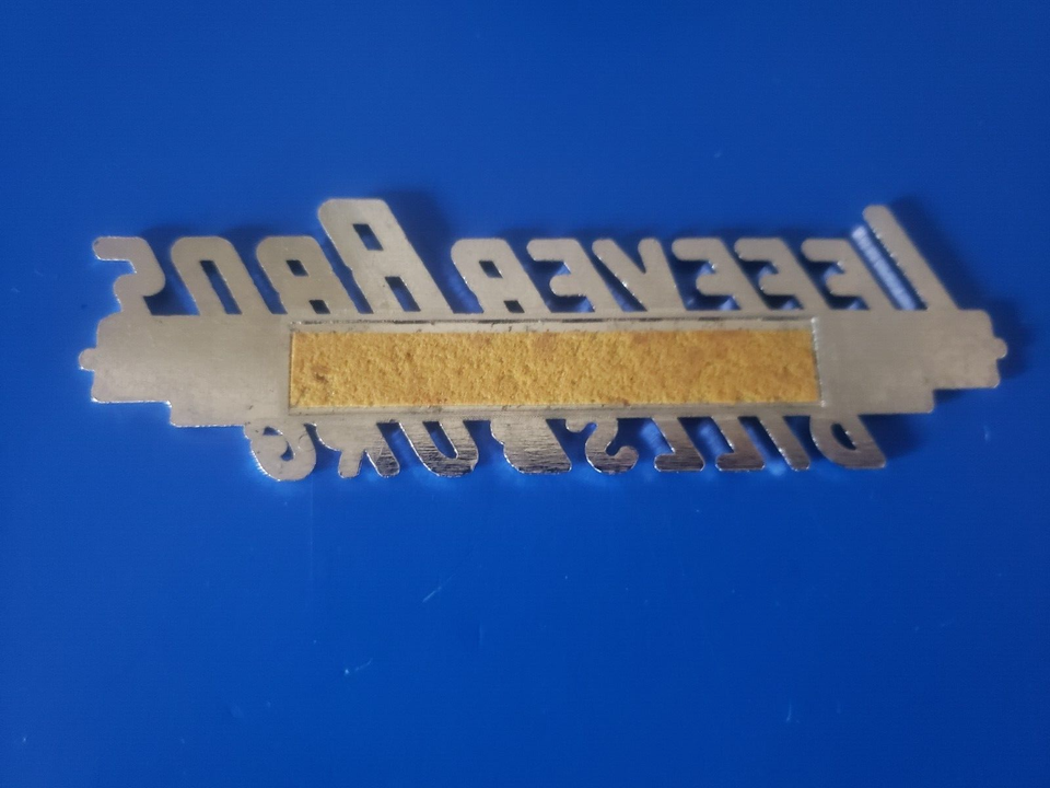 Lefever Bros Vintage NOS Chevrolet Dillsburg PA Metal Dealer Emblem Car ...