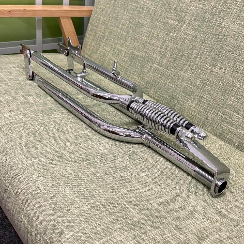 CDHPOWER 26" Springer Fork 1" Threaded Bicycle Fork Dual Spring ...