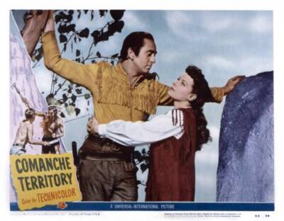 Comanche Territory Us Lobby Card Macdonald Carey OLD MOVIE PHOTO | eBay ...
