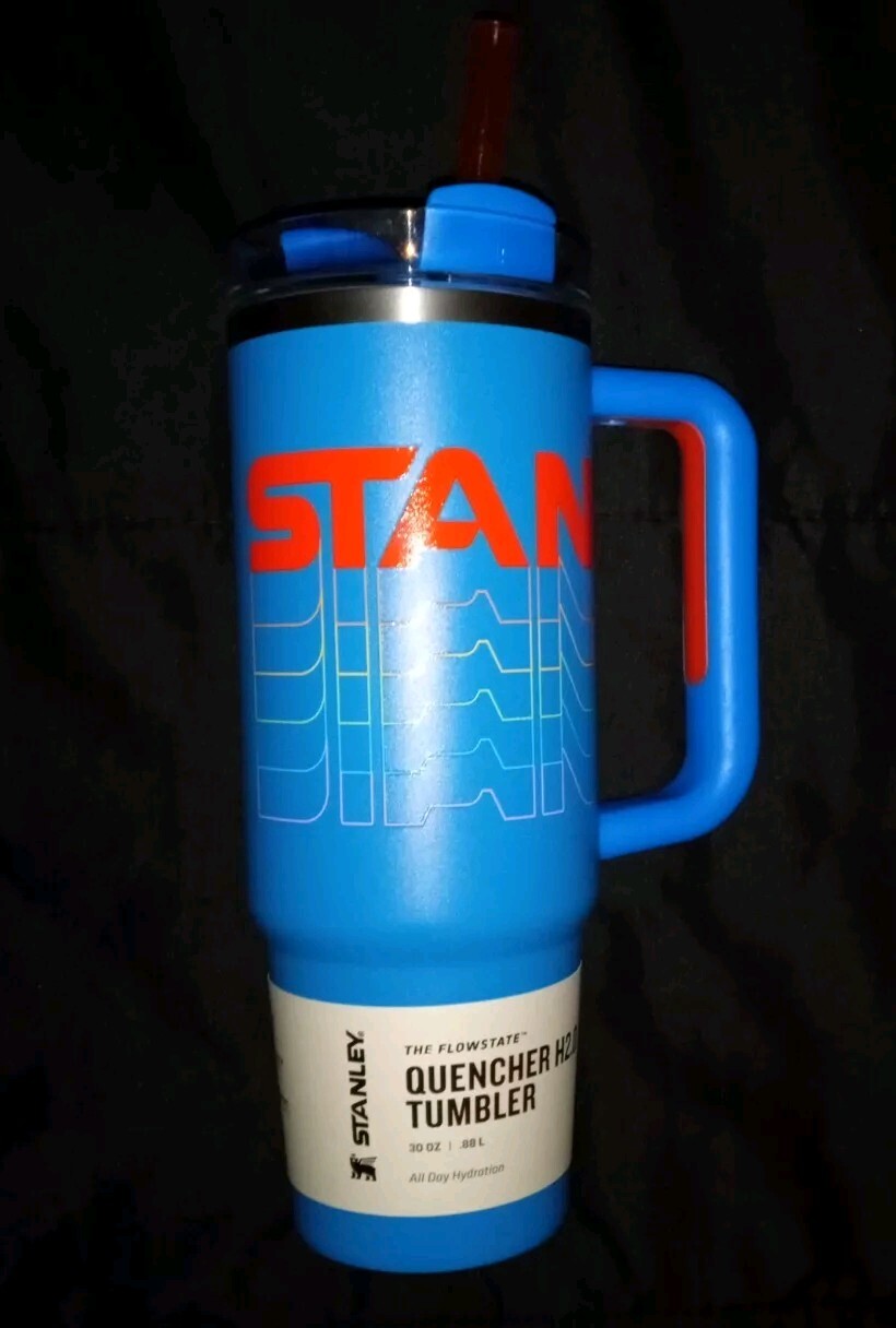 NEW Stanley Blue 30 Oz Quencher H2.0 Metal Hot Or Cold Travel Tumbler ...