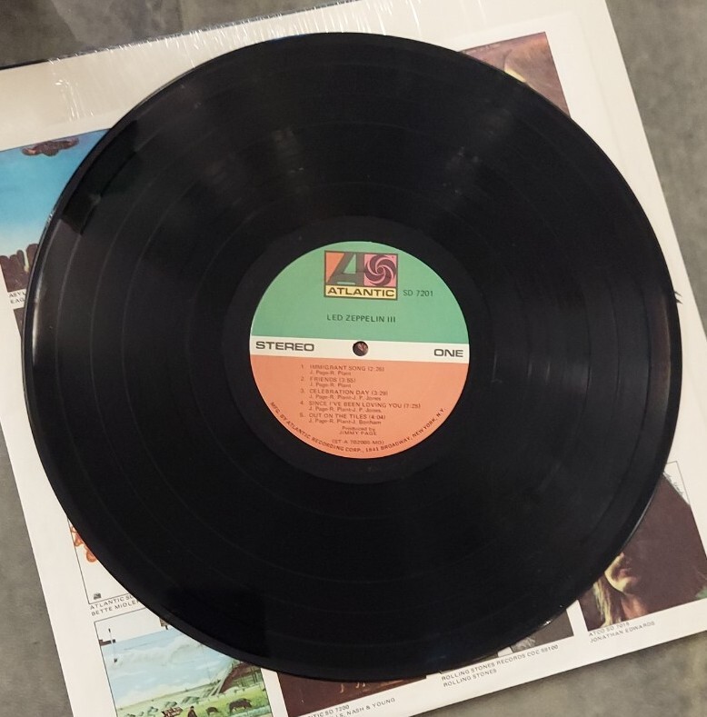 Led Zeppelin 111 (3) Atlanta records sd 7201 vinyl lp record | eBay