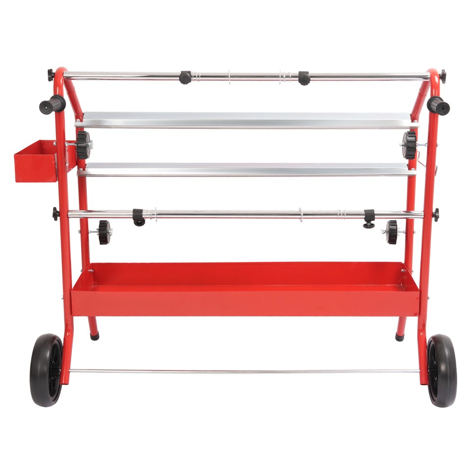 Mobile 36" Multi-Roll Masking Paper Machine W/ Storage Trays Auto Body ...