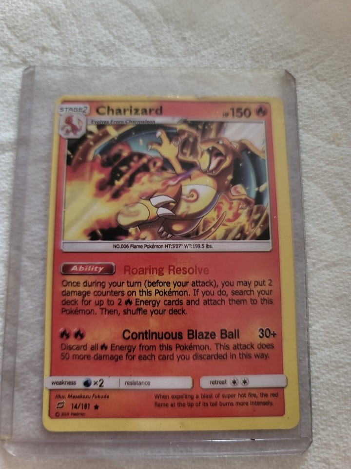 charizard stage 2 HP 150 Evolves from charmeleon | eBay