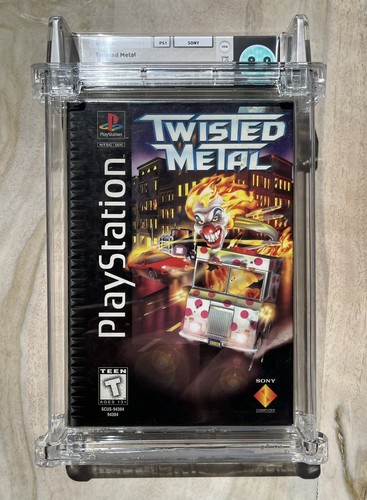 Twisted Metal Cardboard Long Box PlayStation 1 PS1 CIB WATA 8.0 | eBay