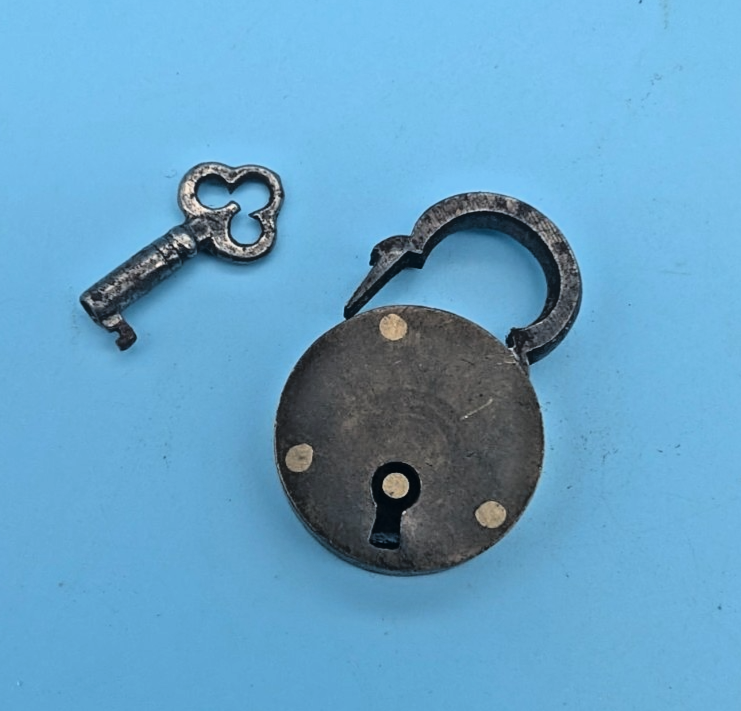 Antique Small Padlocks & Watch Chain – SHAW – Victorian / Edwardian ...