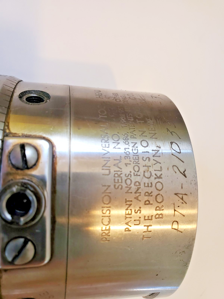 Universal Boring head 3 1/2" dia The Precision Tool Co. | eBay