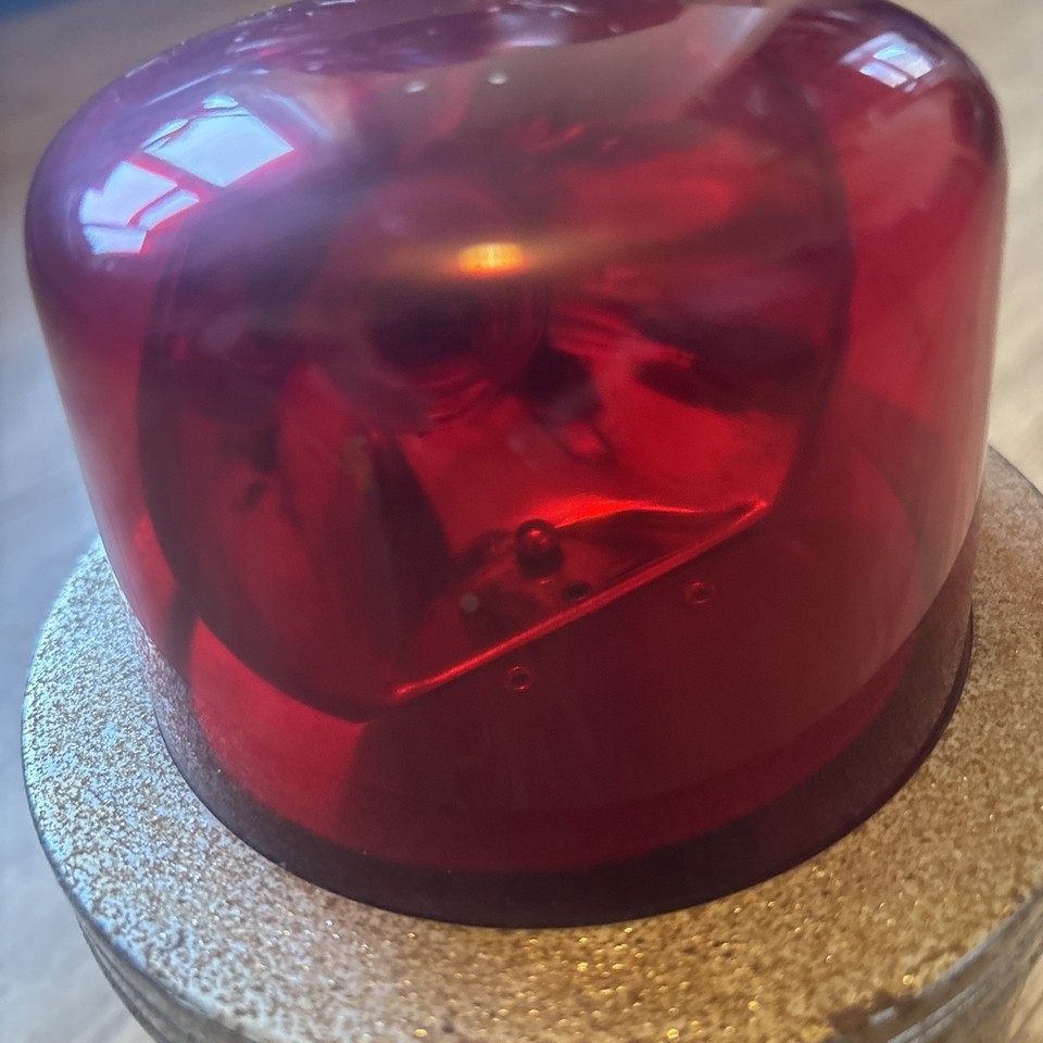 Pifco Red Emergency Turning Light Untested Mancave | eBay UK