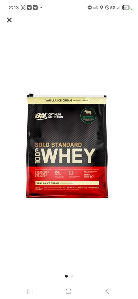 Optimum Nutrition Gold Standard Whey 2 Pack Extreme Chocolate Vanilla ...