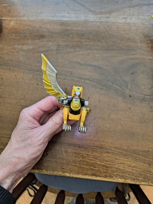 Bandai Power Rangers Wild Force Deluxe Megazord Yellow Bird Head ...