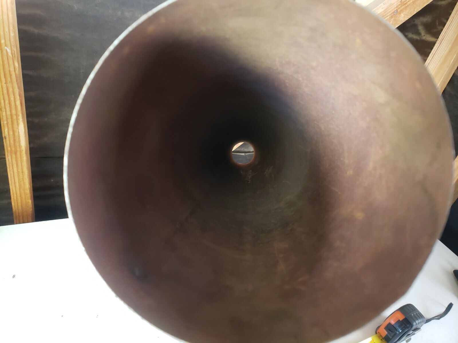 NOS Custom Pipe MEGAPHONE Chamber Vintage Flat Track Race Exhaust Pipe ...