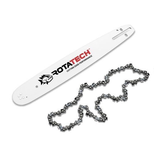 GENUINE Rotatech 18" CHAINSAW CHAIN & BAR PACK FITS HUSQVARNA 445E ...