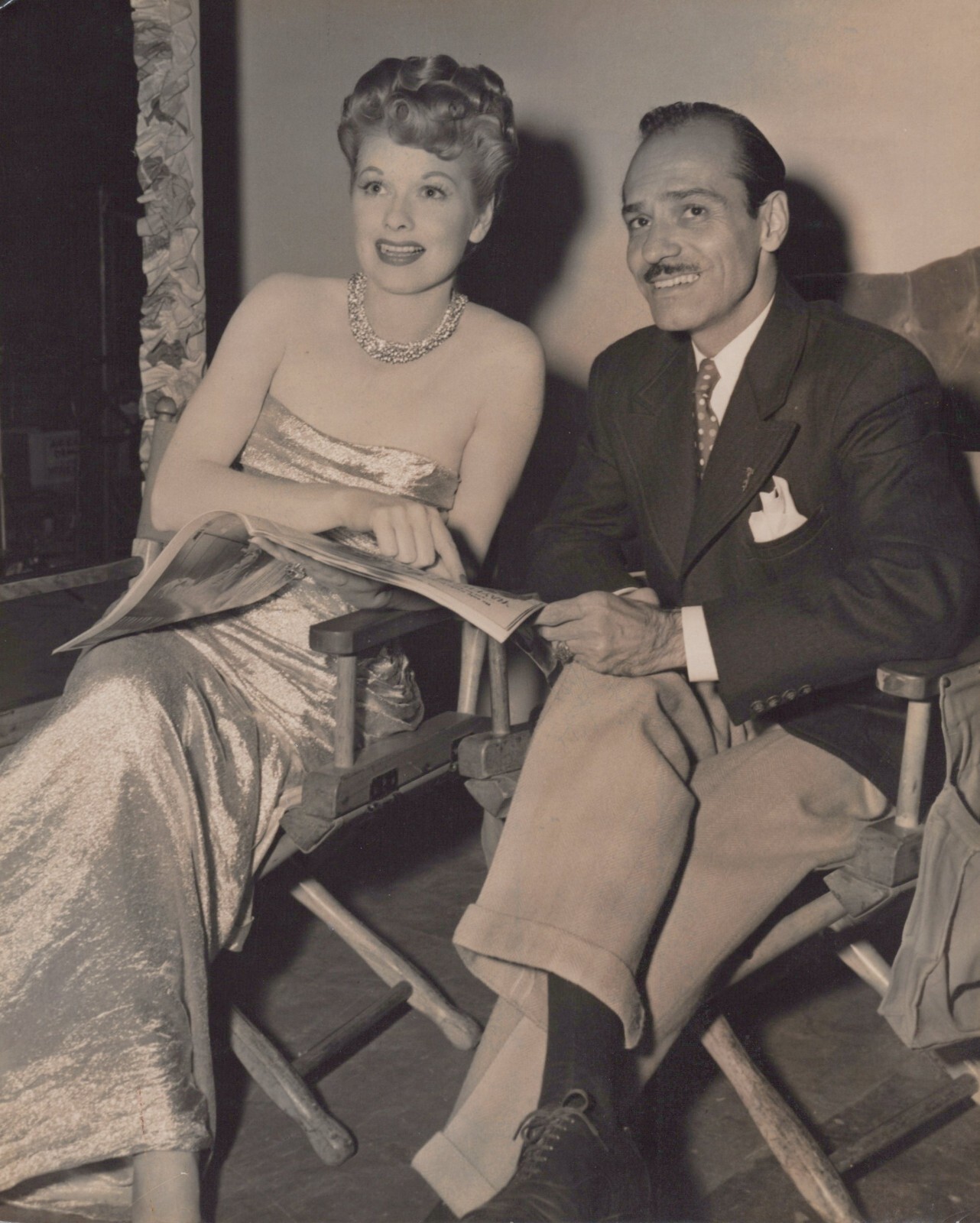 Lucille Ball + Desi Arnaz (1944) 🎬⭐ Original Vintage Rare Hollywood ...